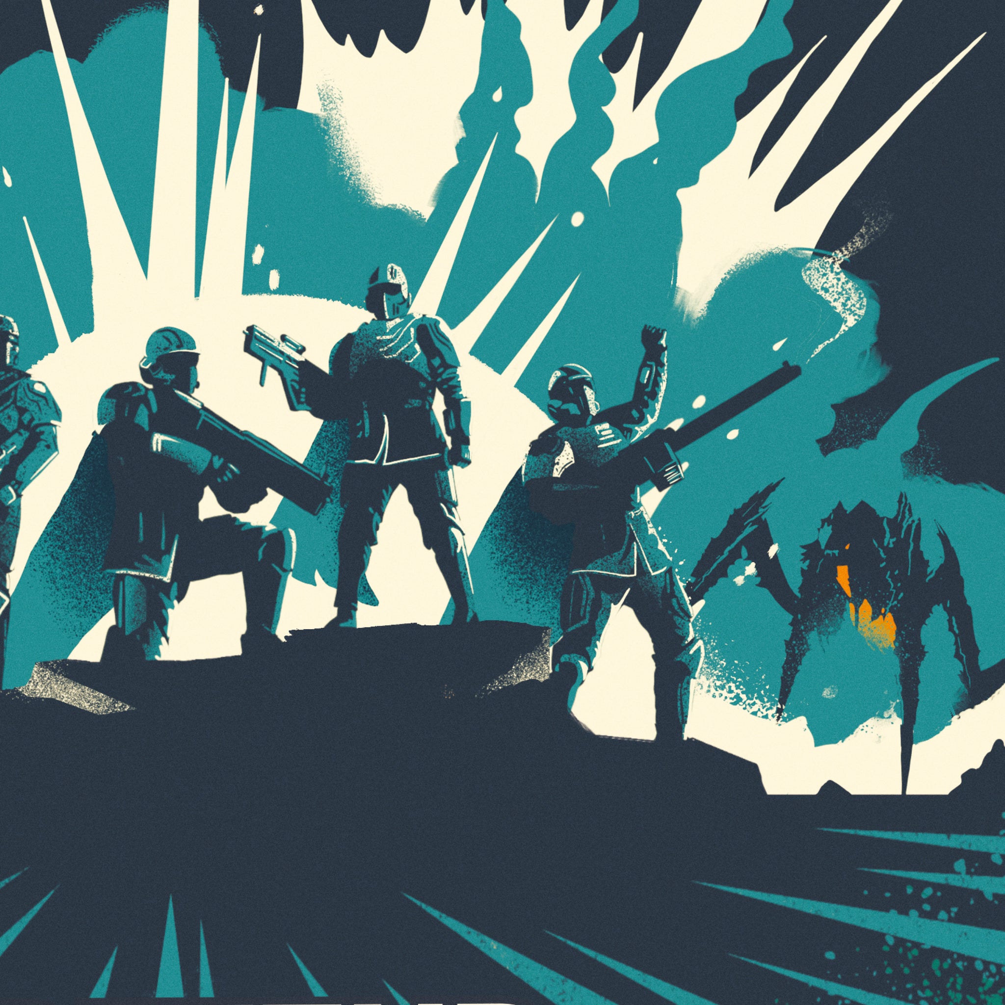 Helldivers 2 Poster - Helldivers Art Print – Rainy Day Design Co